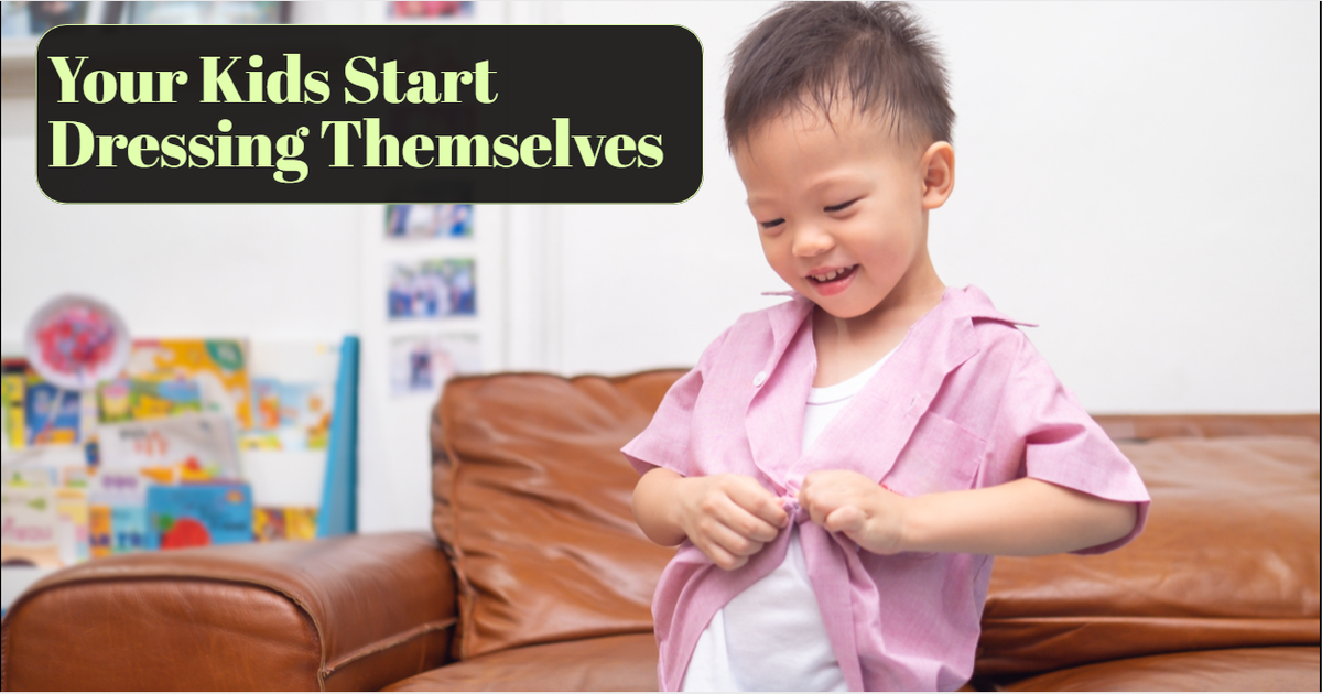 When Should Your Kids Start Dressing Themselves? | Rioco Kidswear